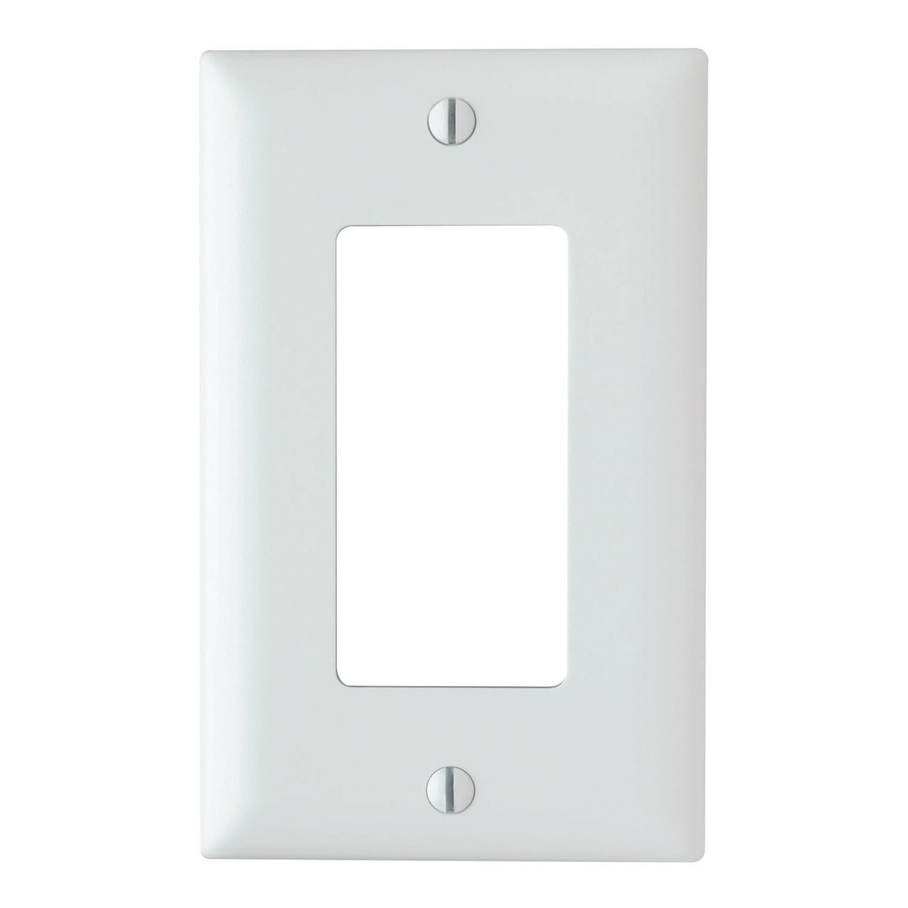 Legrand Thermoplastic 1 Gang Decorator Wall plate, White | Platinum ...