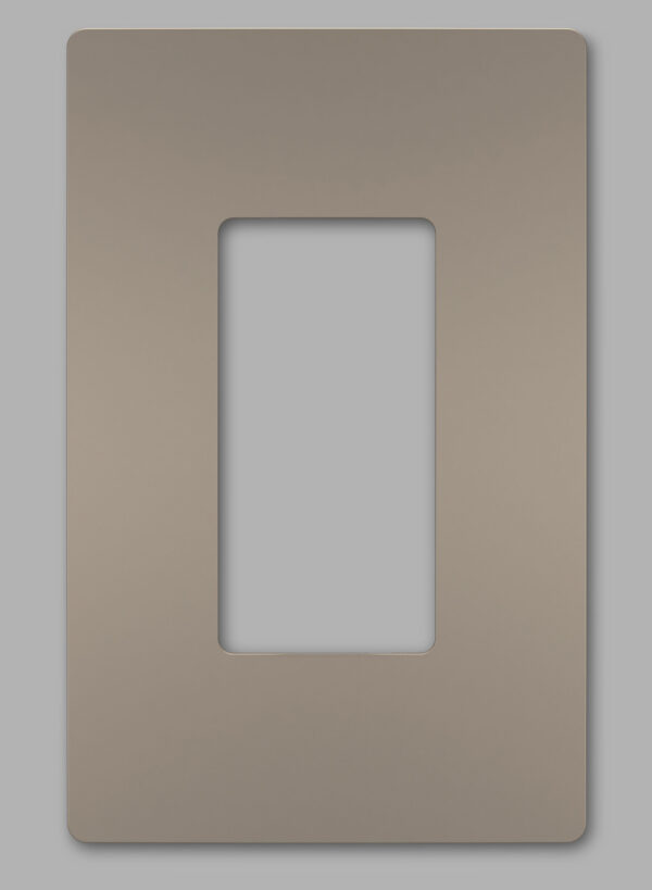 Legrand radiant® One-Gang Screwless Wall Plate, Nickel | Platinum ...