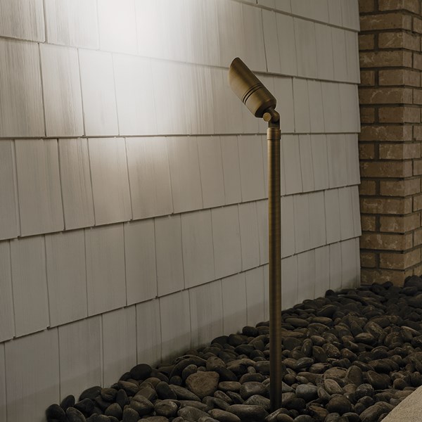 Kichler Signature Centennial Brass Pathway Male Female Riser 24 inch ...