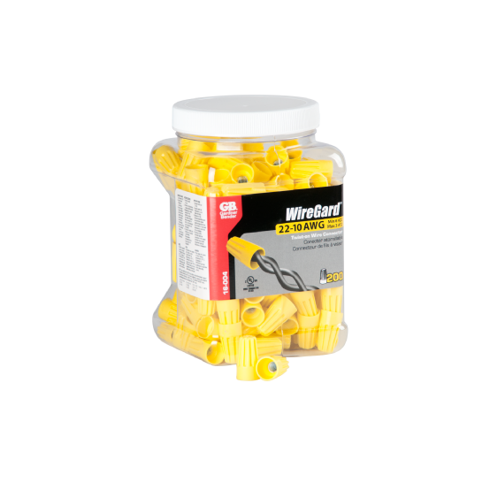 Gardner Bender WireGard Twist-on Wire Connector-Yellow 200/Jar ...
