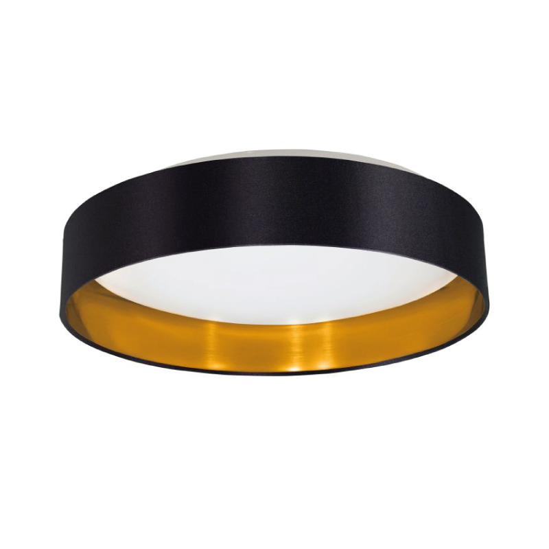 Eglo Maserlo 18W LED Ceiling Light - Black and Gold | Platinum Imports ...