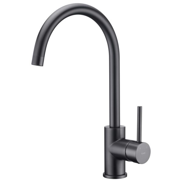CAE York Single Lever Kitchen Faucet with Swivel Spout in Gun Grey ...