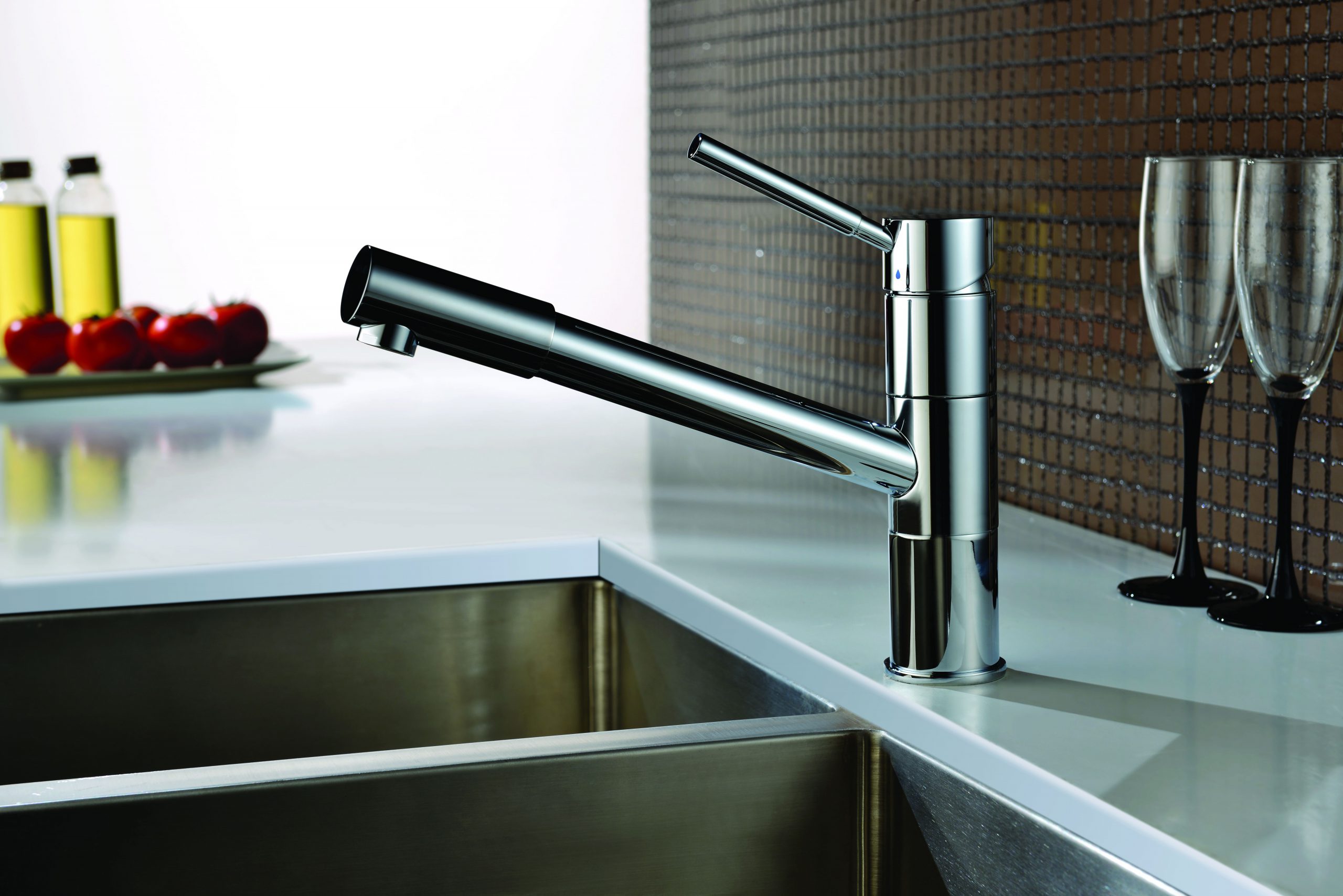 CAE Kitchen Faucet with Pull out Spout - Chrome | Platinum Imports Inc ...