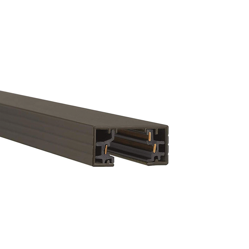 WAC Lighting H Series Single Circuit 4ft Track System - Dark Bronze ...
