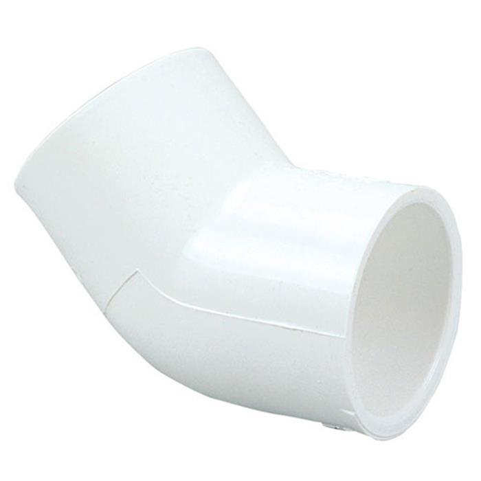 PVC Elbow 3/4" X 45 Pressure 45 SCH-40 | Platinum Imports Inc. | Barbados