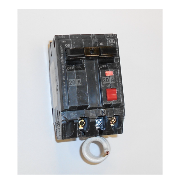 GE 20 Amp 1" 220V GFCI Double Pole Breaker | Platinum Imports Inc ...