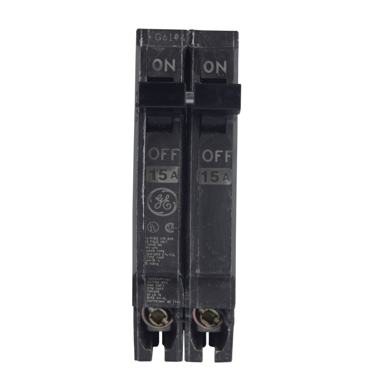GE 15 Amp 1/2 in. Double Pole Circuit Breaker | Platinum Imports Inc ...