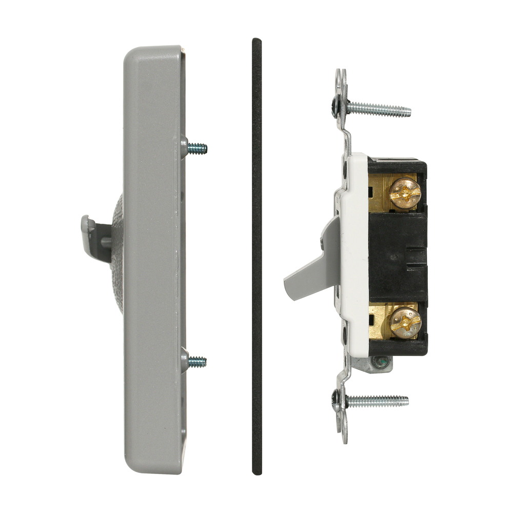 Leviton 1-Gang Toggle w/Switch Device Switch Wallplate - Gray ...
